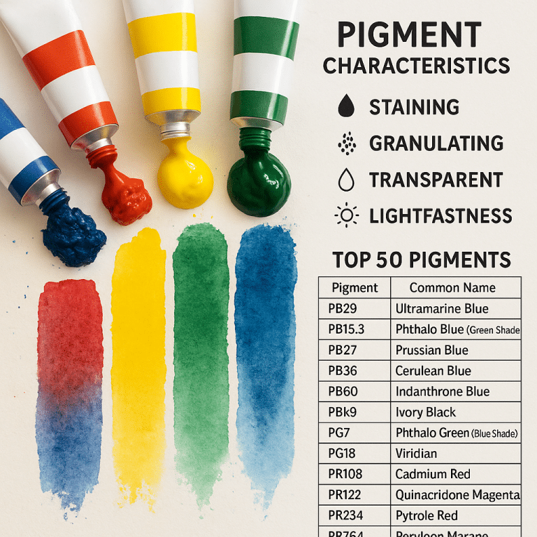 🎨 The Secret Lives of Pigments: A Watercolorist’s Guide to Staining ...